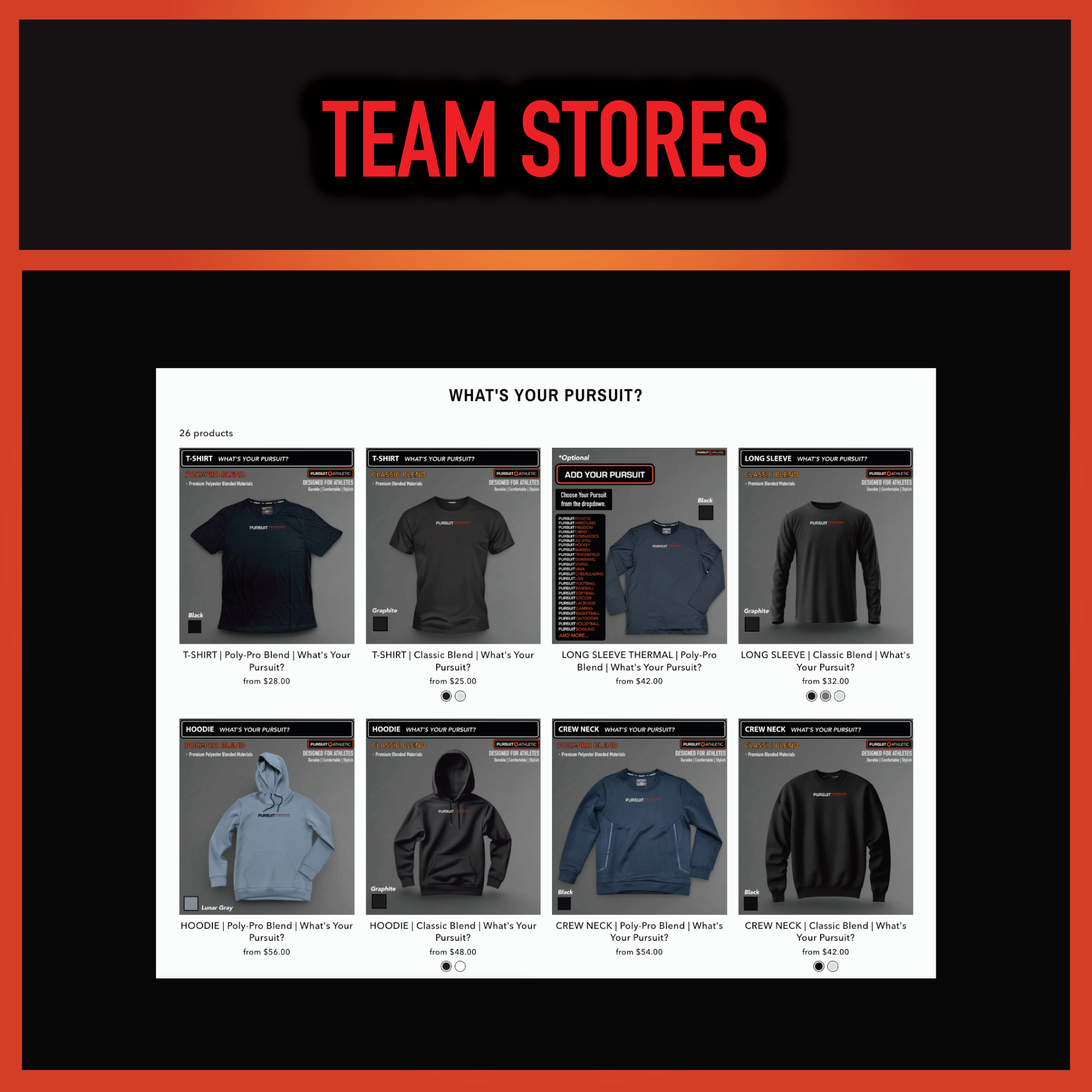 Team Stores – PursuitWrestling-mainpage